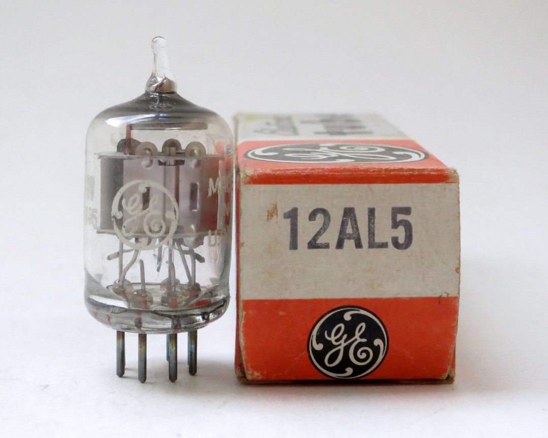 GE 12AL5 Vacuum Tube - New Old Stock - Original Box - General Electric ...