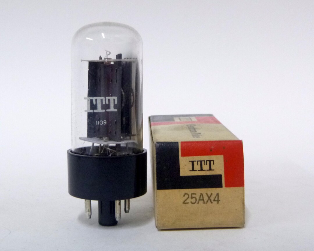 ITT 25AX4GT Vacuum Tube - New Old Stock - Original Box - Excellent Condition - 25AX4 - Etsy