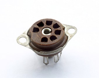 7 Pin Miniature Vacuum Tube Socket ELCO TS102C01 Ceramic | Etsy