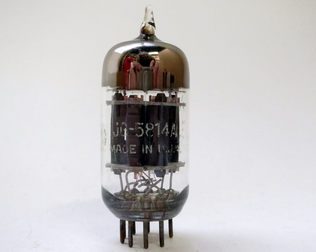 General Electric JG 5814A Vacuum Tube Triple Mica Black Plates Matched ...