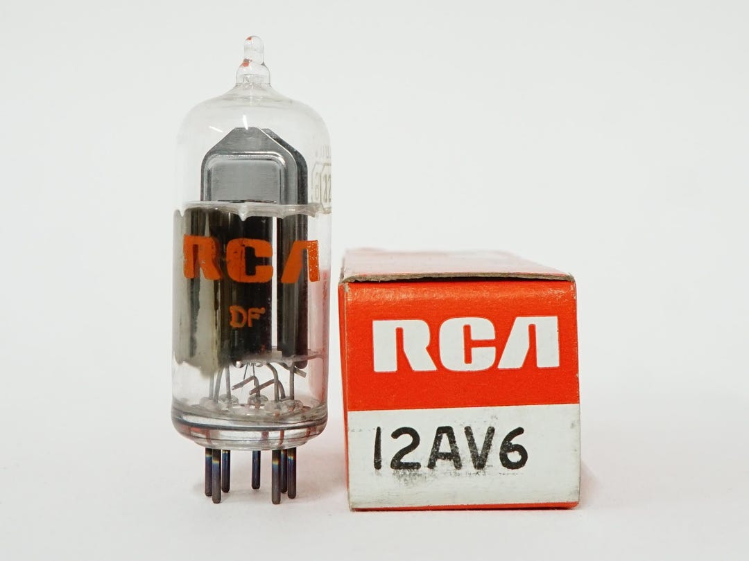 RCA 12AV6 Vacuum Tube - New Old Stock - Original Box - Excellent ...