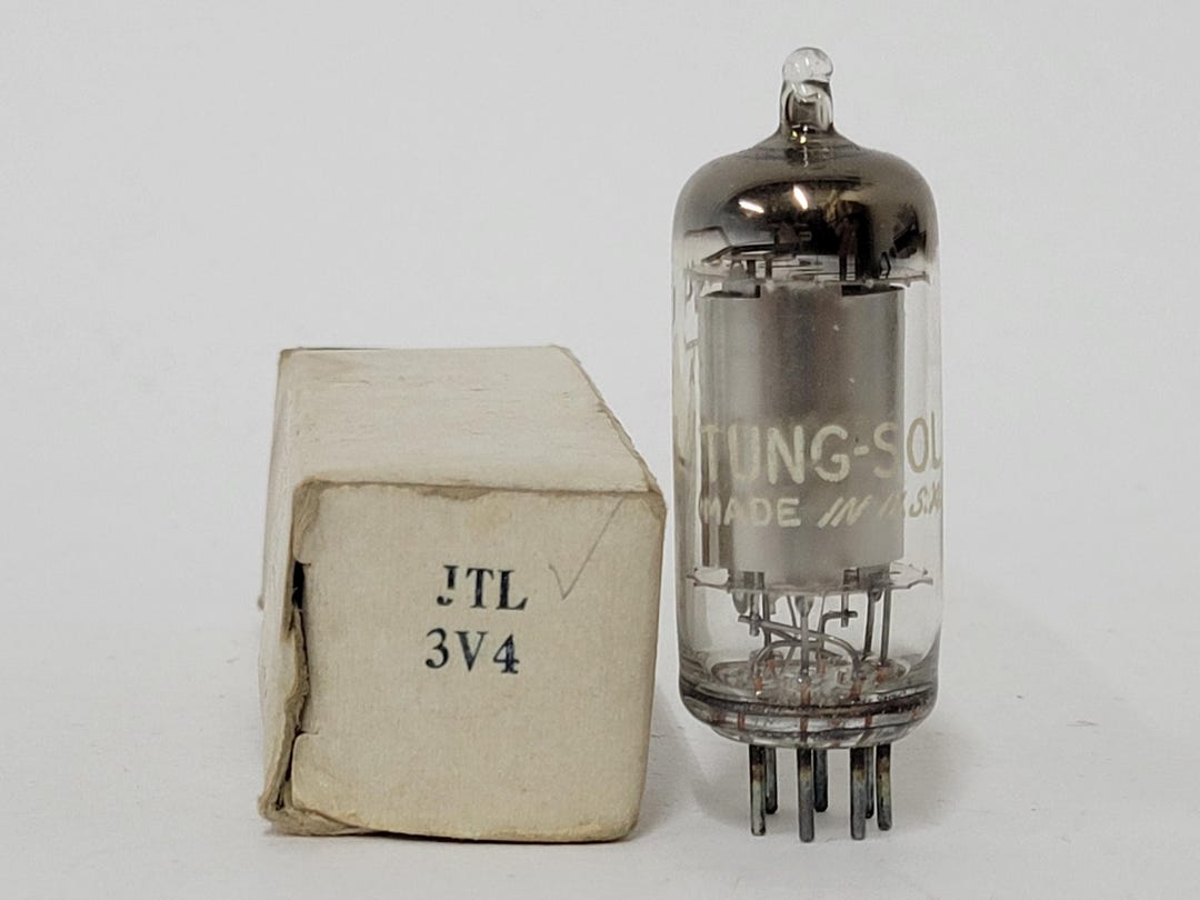 Tung Sol 3V4 Vacuum Tube - New Old Stock - Original Box - Very Nice ...