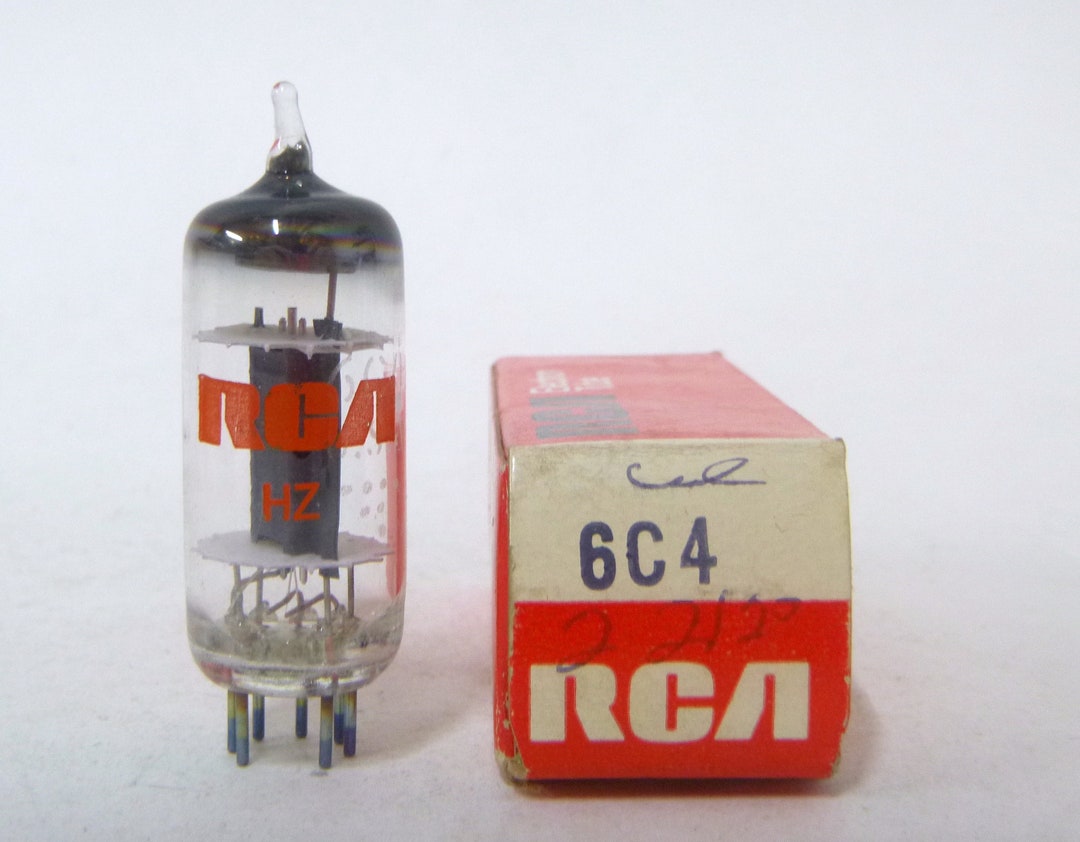 RCA 6C4 Vacuum Tube - New Old Stock - Original Box - Excellent Condition - Manufactured by ...