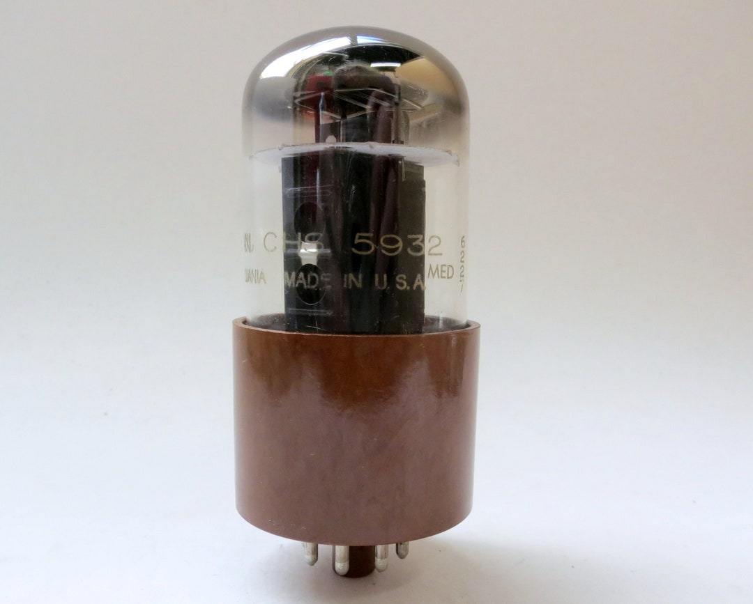 Sylvania JAN CHS 5932 Vacuum Tube Black Plate Single Plate Version ...