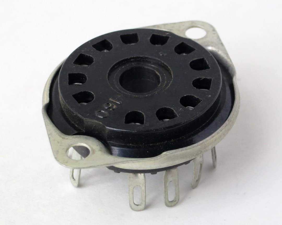 Eby Compaction Vacuum Tube Socket - Duodecar - 12 Pin for 6LF6, 6LR6 ...