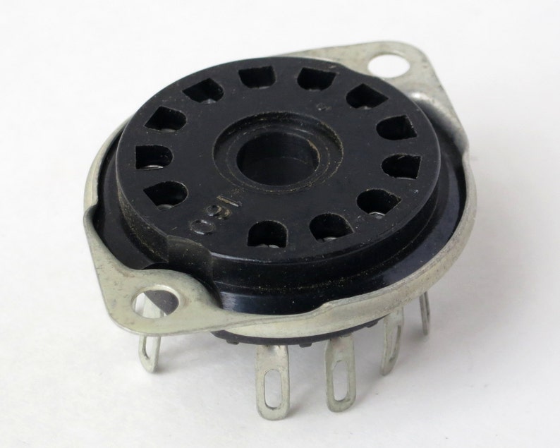 Eby Compaction Vacuum Tube Socket - Duodecar - 12 Pin for 6LF6, 6LR6 ...