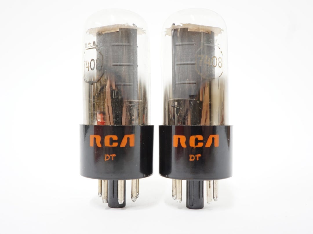Mp: RCA 7408 Vacuum Tubes - New Old Stock - Original Boxes - Mint ...