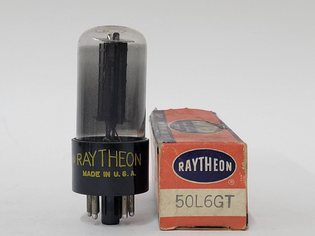 Raytheon 50L6GT Vacuum Tube - New Old Stock - Original Box - Excellent ...