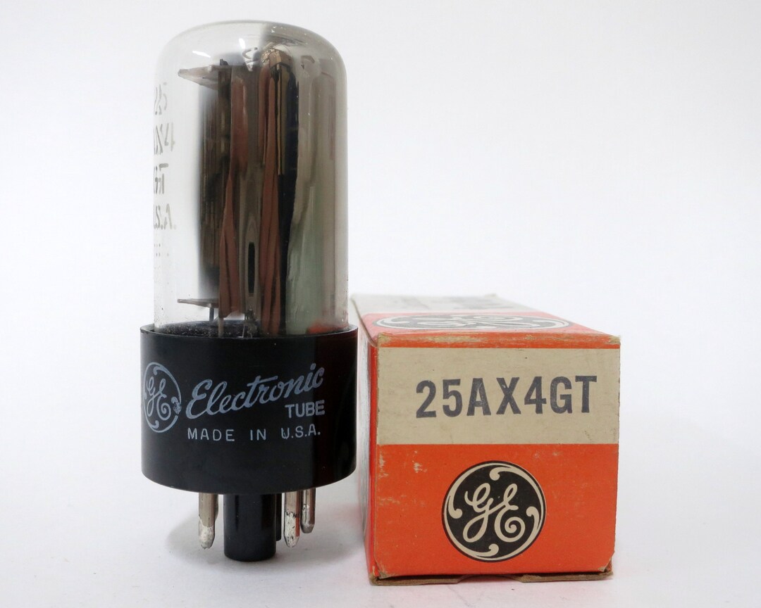 GE 25AX4GT Vacuum Tube- New Old Stock - Original Box - General Electric - 25AX4 - Etsy