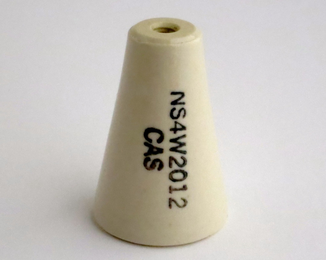 Conical Porcelain Electrical Insulator - White Ceramic Spacer ...