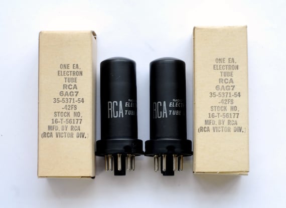 Pair RCA 6AG7 Vacuum Tubes Matching Date Codes New Old - Etsy