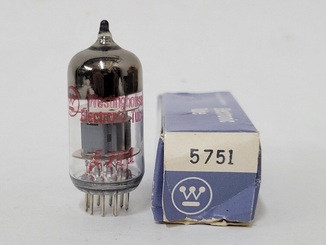 Westinghouse 5751 - Actually a Russian 12AX7 - New Old Stock - Original ...