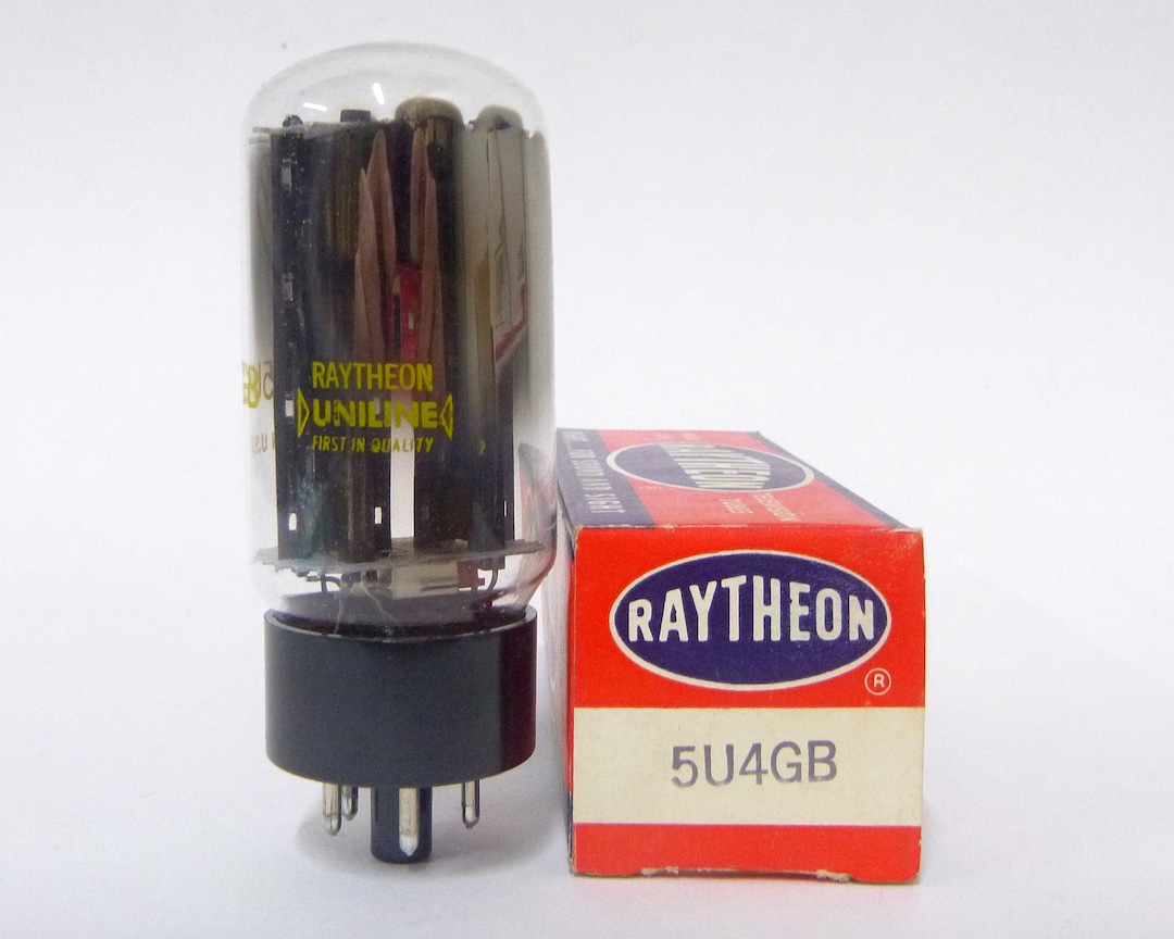 Raytheon 5U4GB Vacuum Tube - New Old Stock - Original Box - Excellent ...