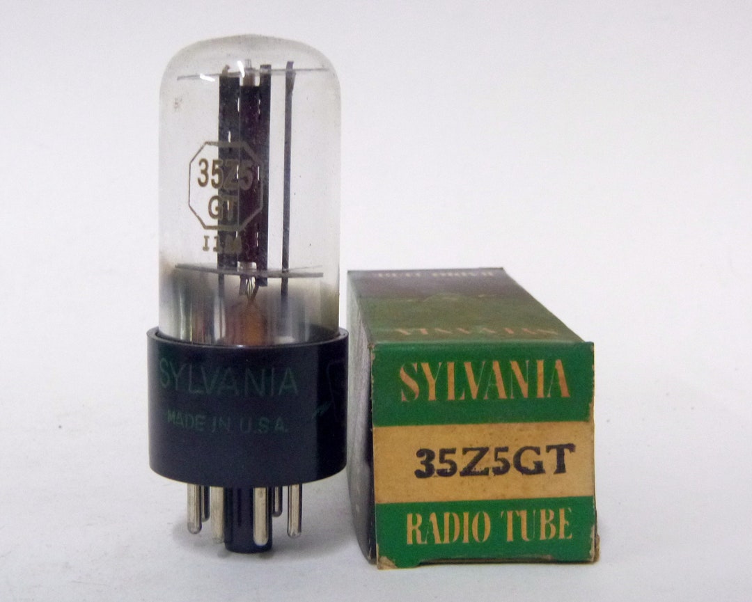 Sylvania 35Z5GT Vacuum Tube - All American 5 Tube Radios - New Old ...