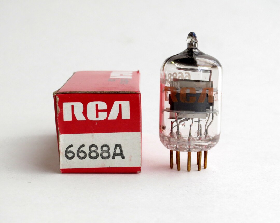 RCA 6688A Gold Pin Vacuum Tube - New Old Stock - Original Box - E180F ...