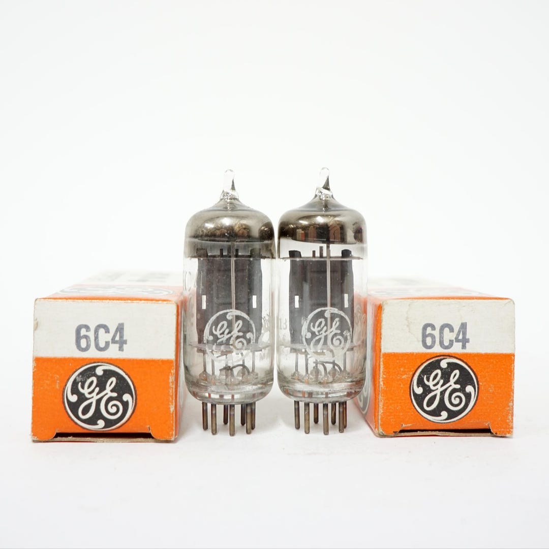 Pair: GE 6C4 Vacuum Tubes New Old Stock Original Boxes Mint Condition General Electric - Etsy