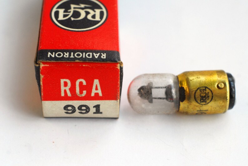 RCA 991 Neon Bulb - Used as a Regulator in Early Gear - NE16 Neon Light ...