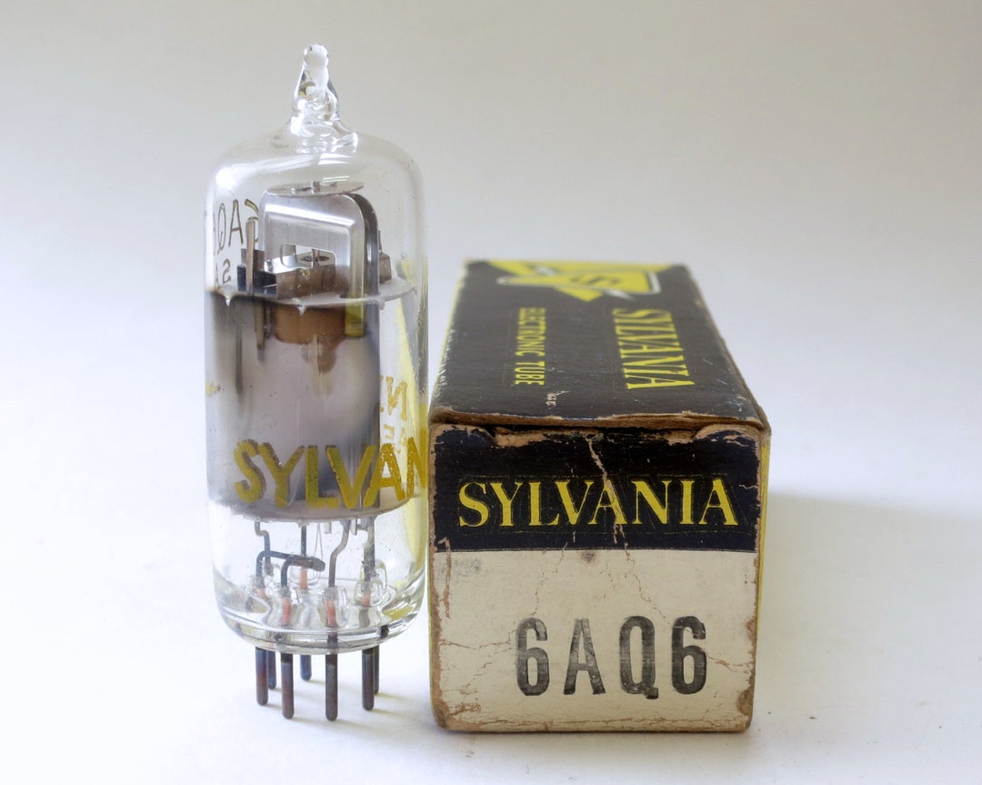 Tube à vide Sylvania 6AQ6 - nouveau vieux stock - boîte d’origine ...