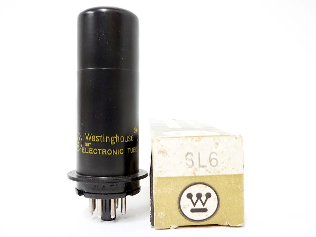 Westinghouse 6L6 Vacuum Tube - New Old Stock - Original Box - Excellent ...