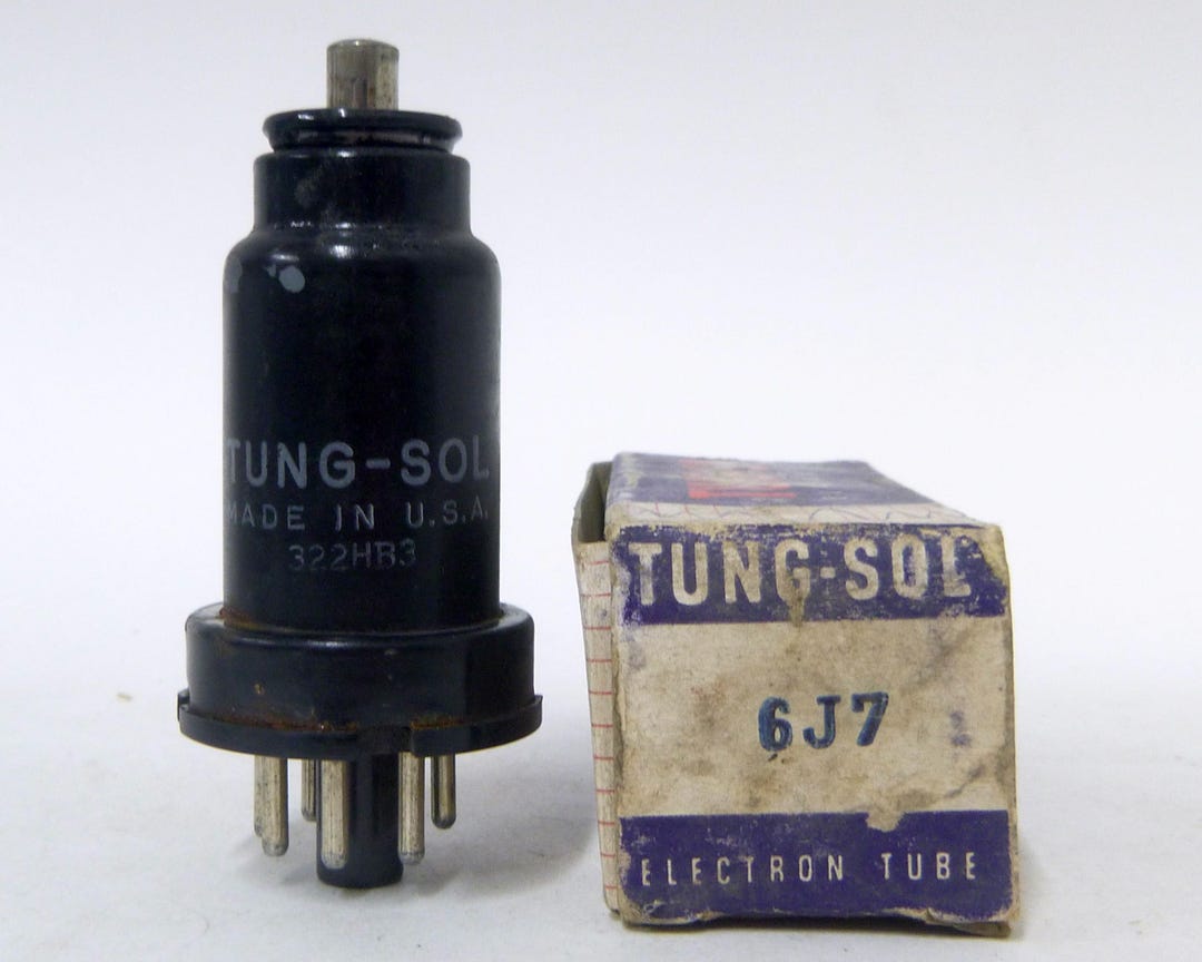 Tung Sol 6J7 Vacuum Tube - New Old Stock - Original Box - Not a Looker ...