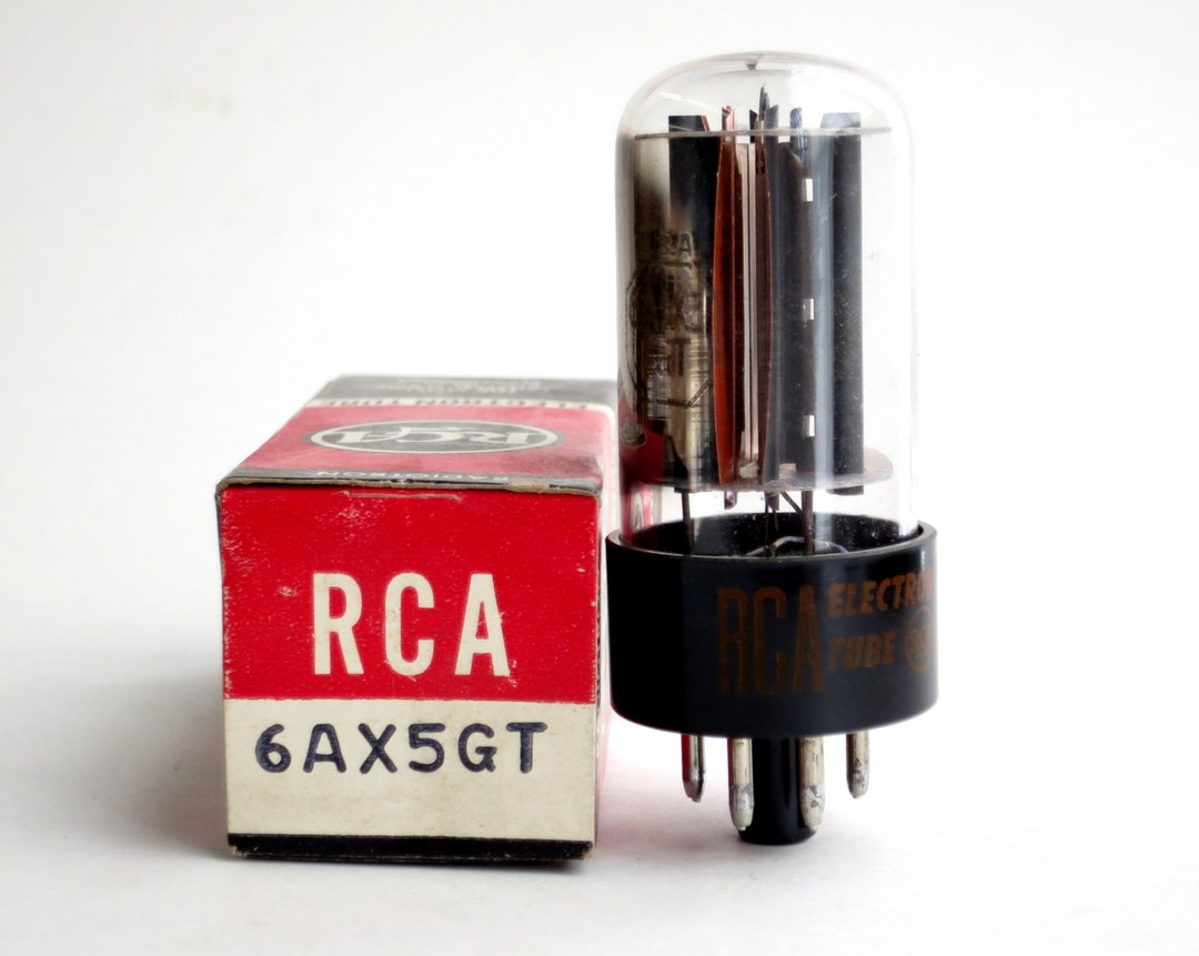 RCA 6AX5GT Vacuum Tube - New Old Stock - Original Box - Radio ...