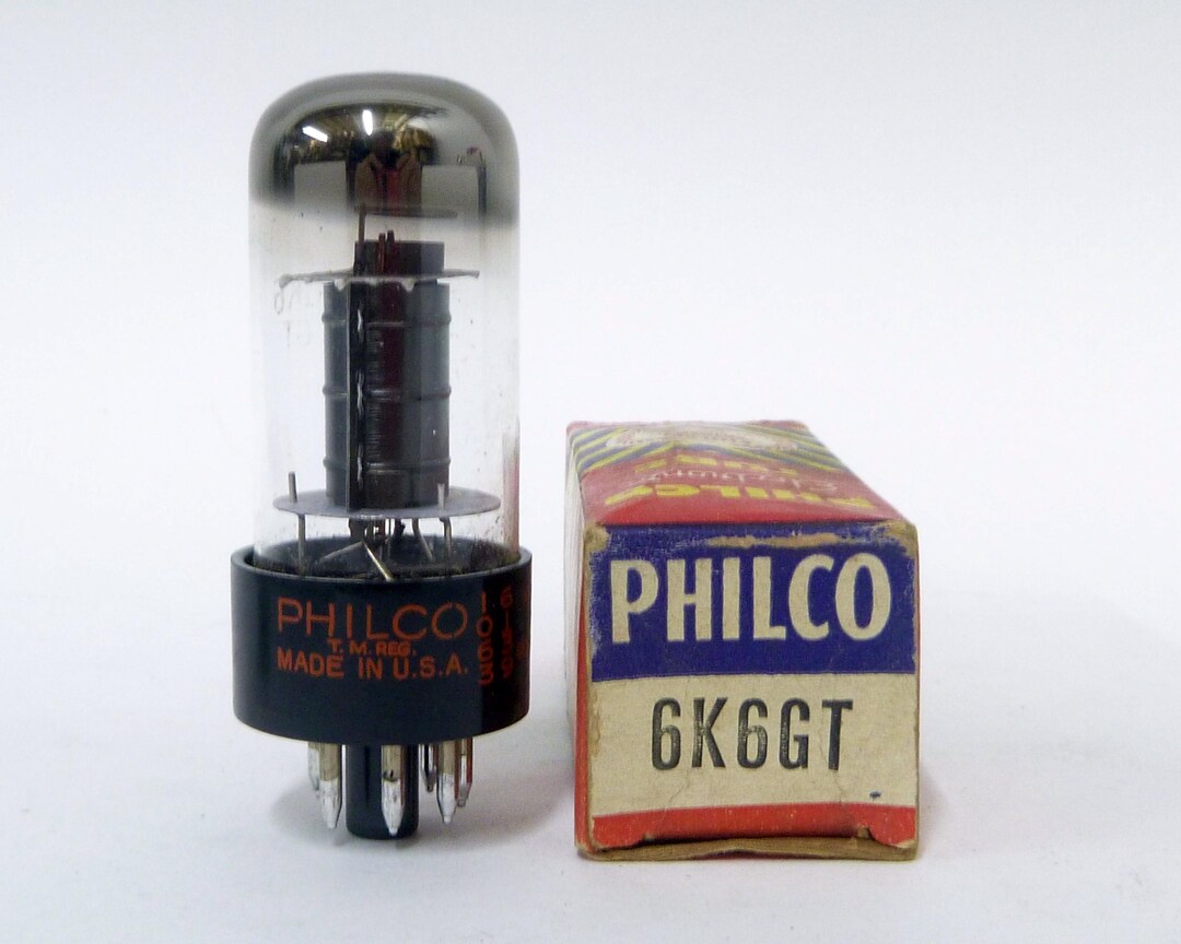 Philco 6K6GT Vacuum Tube Original Box New Old Stock Excellent Condition ...