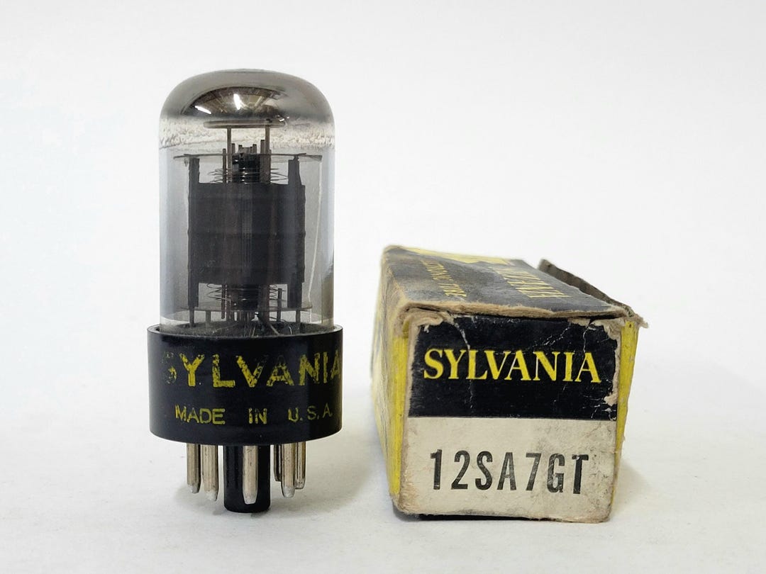 Sylvania 12SA7GT Vacuum Tube - New Old Stock - Original Box - for All ...