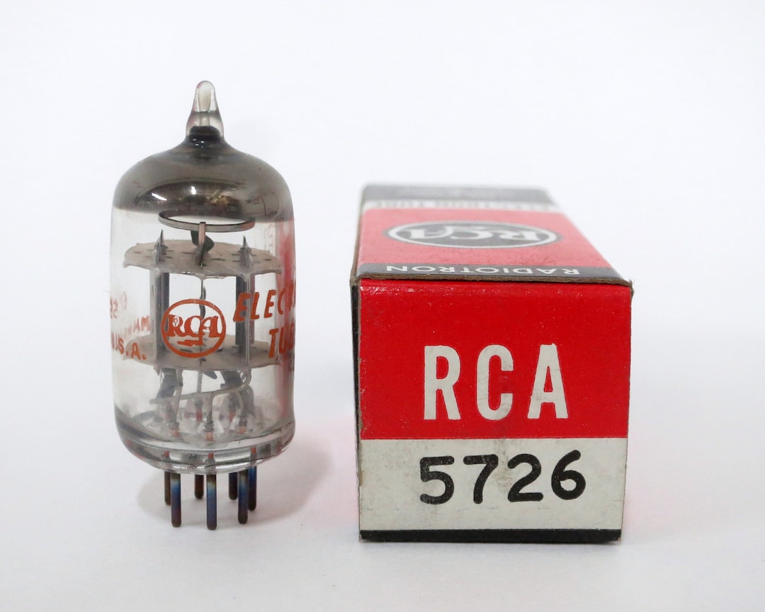 RCA 5726 Vacuum Tube - 6AL5W - Ruggedized 6AL5 - Meatball Branding ...