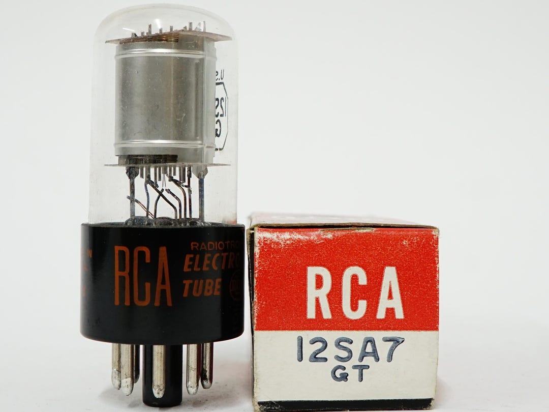 RCA 12SA7GT Vacuum Tube - New Old Stock - Original Box - Excellent ...