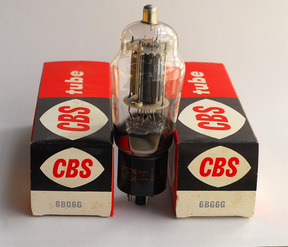 Pair CBS 6BG6G Vacuum Tubes NOS Original Boxes Excellent | Etsy