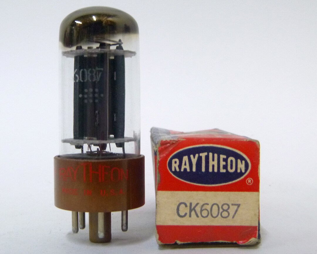 Raytheon 6087 Vacuum Tube - New Old Stock - Original Box - Excellent ...