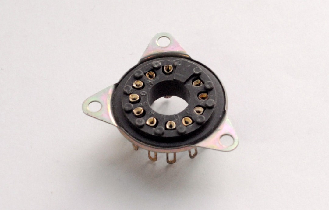 Johnson 124-311 Vacuum Tube Socket for RCA 8121, 8122, Eimac 8873, 8874 ...