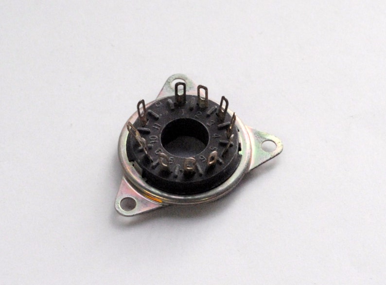 Johnson 124-311 Vacuum Tube Socket for RCA 8121, 8122, Eimac 8873, 8874 ...