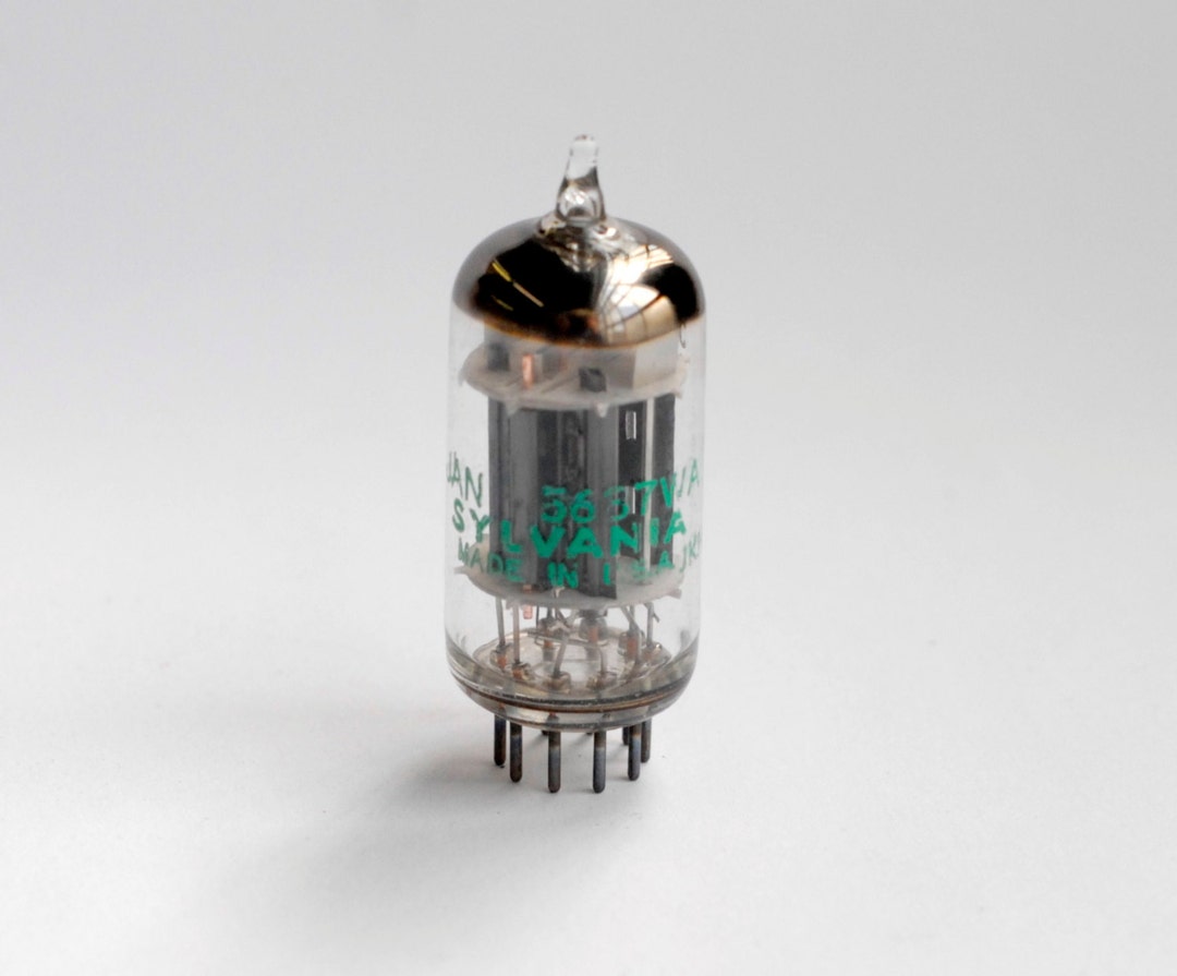 Sylvania JAN 5687WA black plate vacuum tube new old stock excellent ...