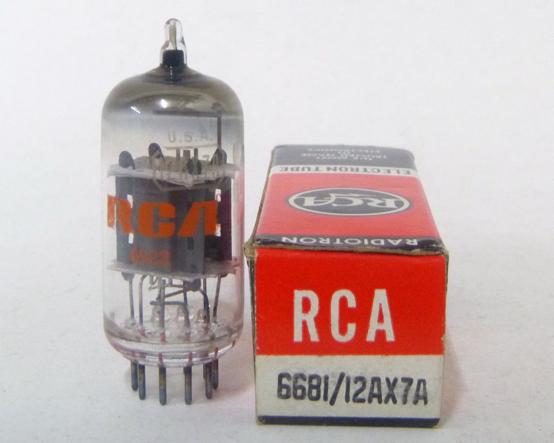 RCA 6681 (12AX7A) Vacuum Tube - New Old Stock - Original Box - Near ...