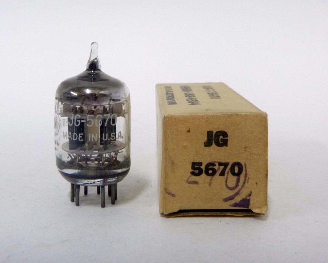GE JG 5670 Vacuum Tube - New Old Stock - Original Box - Excellent ...
