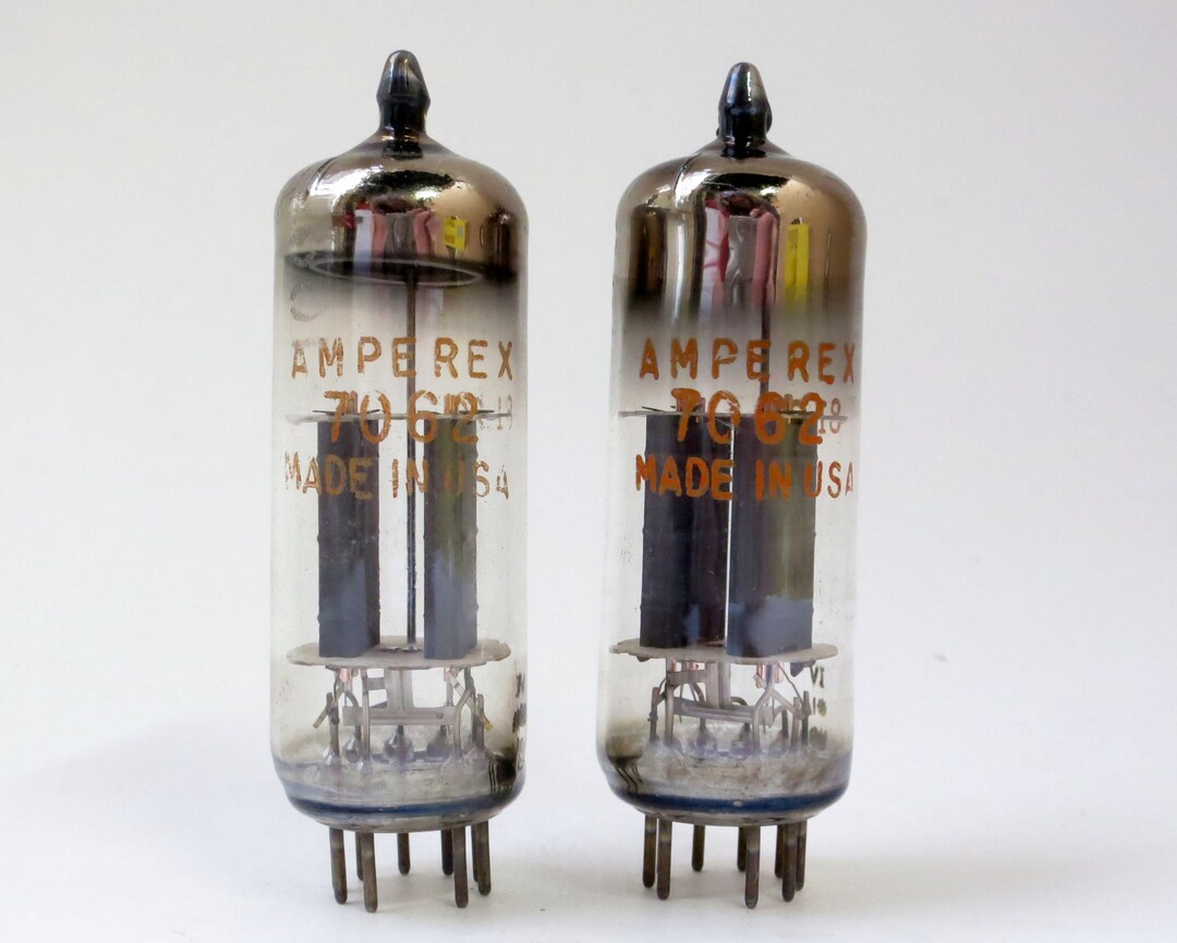 Pair: Amperex 7062 / E180CC Vacuum Tube - Orange Branding - Made in USA - Etsy