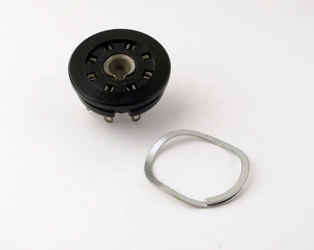 Amphenol 78S8L LOCTAL Snap Ring Mount Tube Socket - Loctal - for 7N7 ...