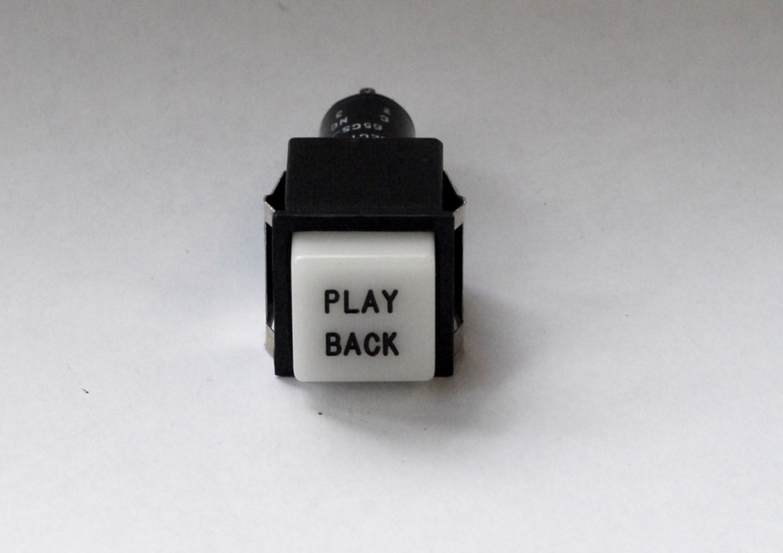 Vintage Lighted Push-button play Back Switch - Etsy