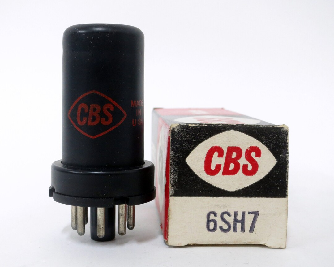 CBS 6SH7 Vacuum Tube - New Old Stock - Original Box - Excellent ...