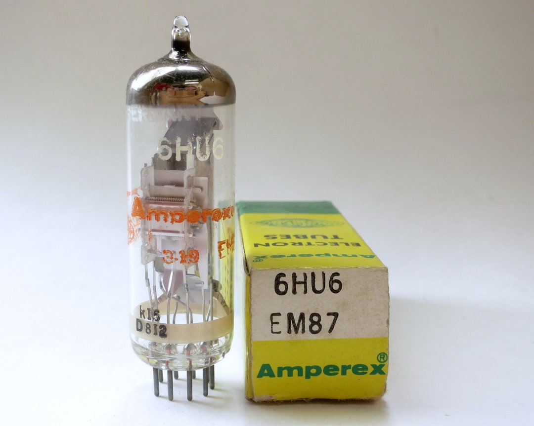 Amperex 6HU6 / EM87 Vacuum Tube Tuning Eye Tube New Old Stock Original ...