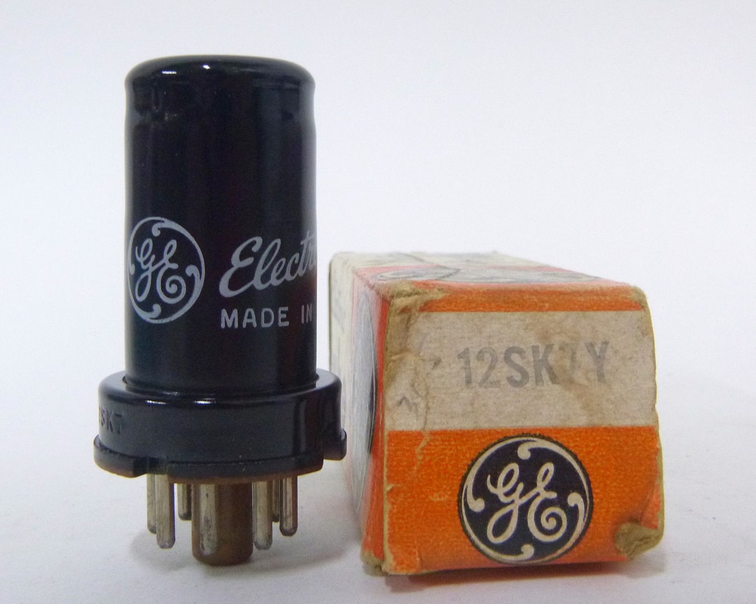 GE 12SK7Y Vacuum Tube - New Old Stock - Original Box - Excellent ...