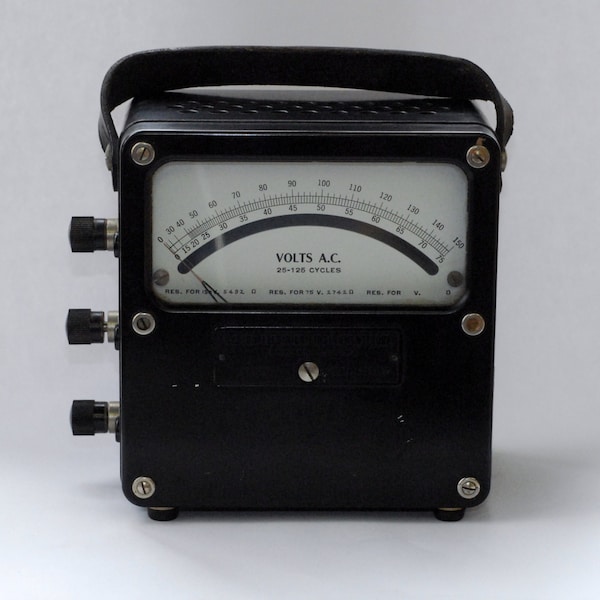Antique Voltmeter - Etsy