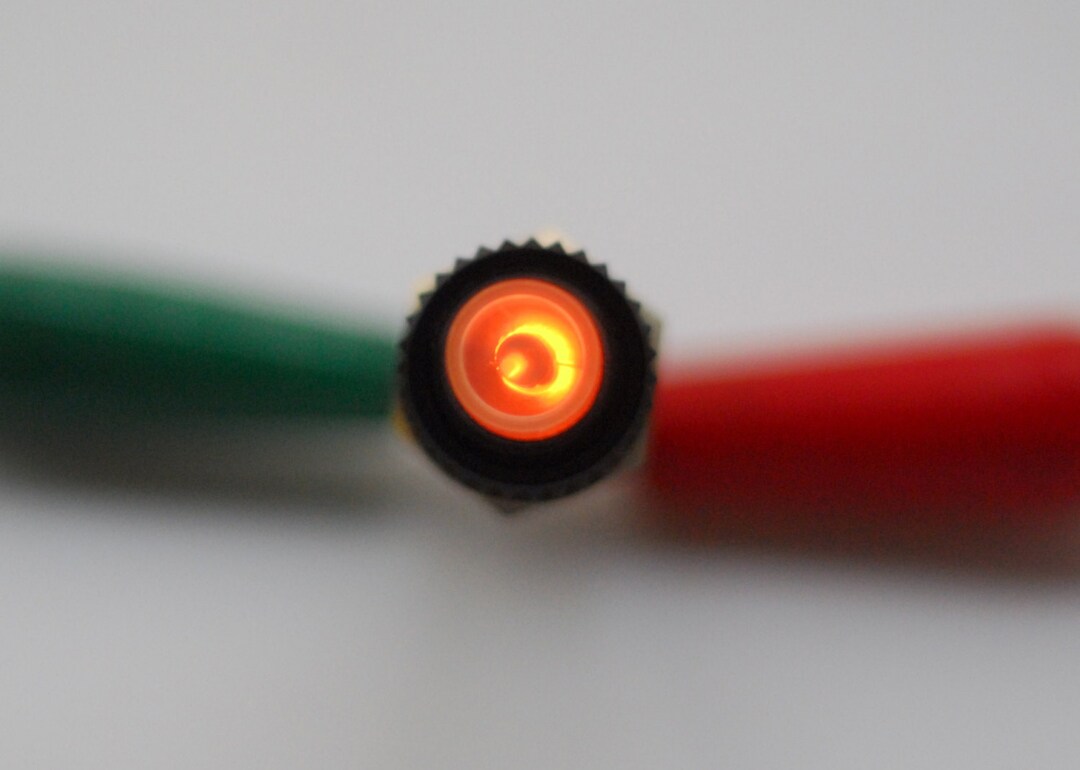Sleek Neon Pilot Light Assemblies Made by Dialco (dialight Corp) in ...
