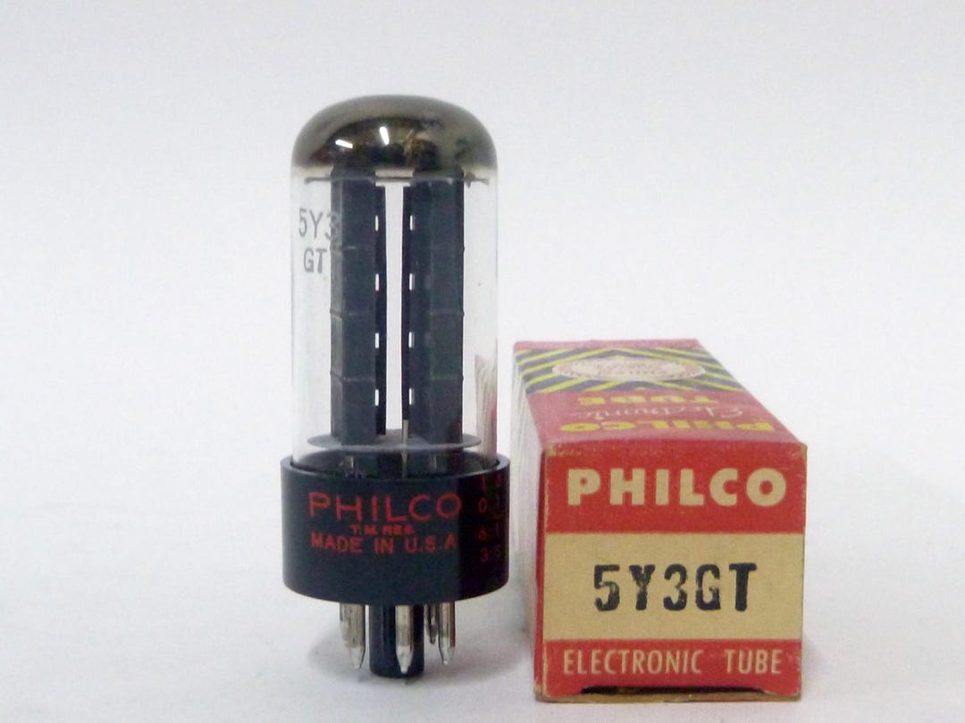 Philco 5Y3GT Vacuum Tube - New Old Stock - Original Box - 5Y3 - Etsy