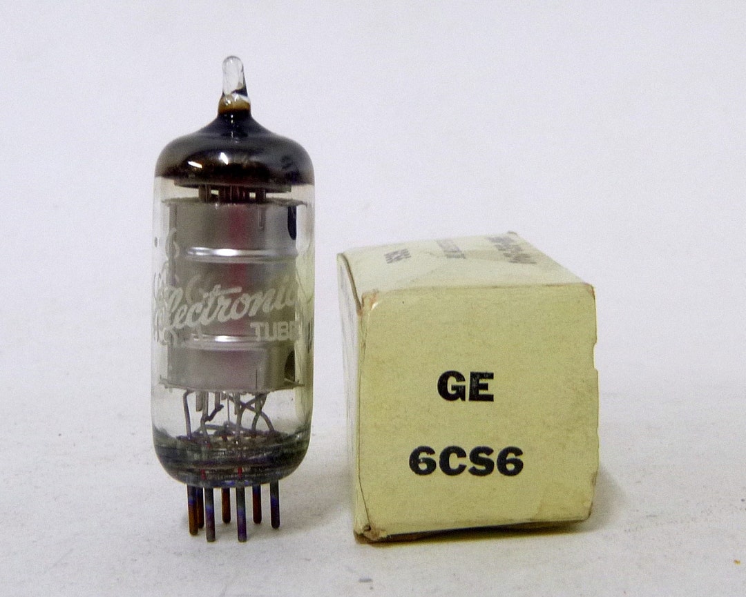 GE 6CS6 Vacuum Tube - New Old Stock - Original Box - Excellent ...