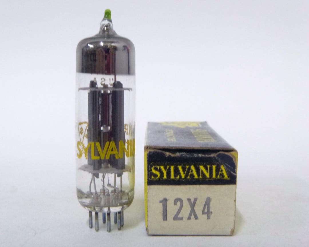 Sylvania 12X4 Vacuum Tube New Old Stock Original Box Dynaco PAS3 and ...