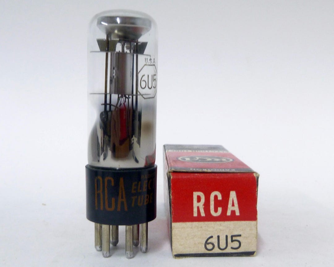 RCA 6U5 Vacuum Tube - New Old Stock - Original Box - Excellent ...