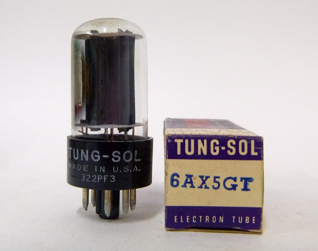 Tung Sol 6AX5GT Vacuum Tube - New Old Stock - 6AX5 Tube - Etsy