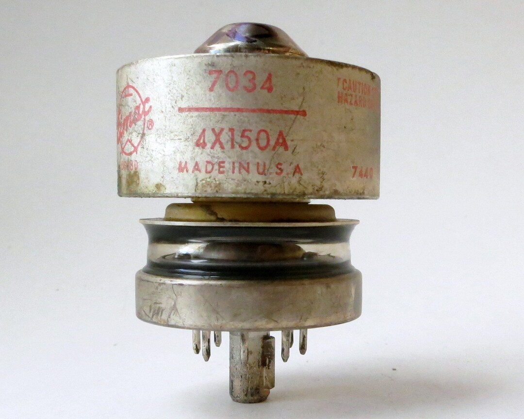 Eimac 4X150D Vacuum Tube Silver Plated External Anode - Etsy